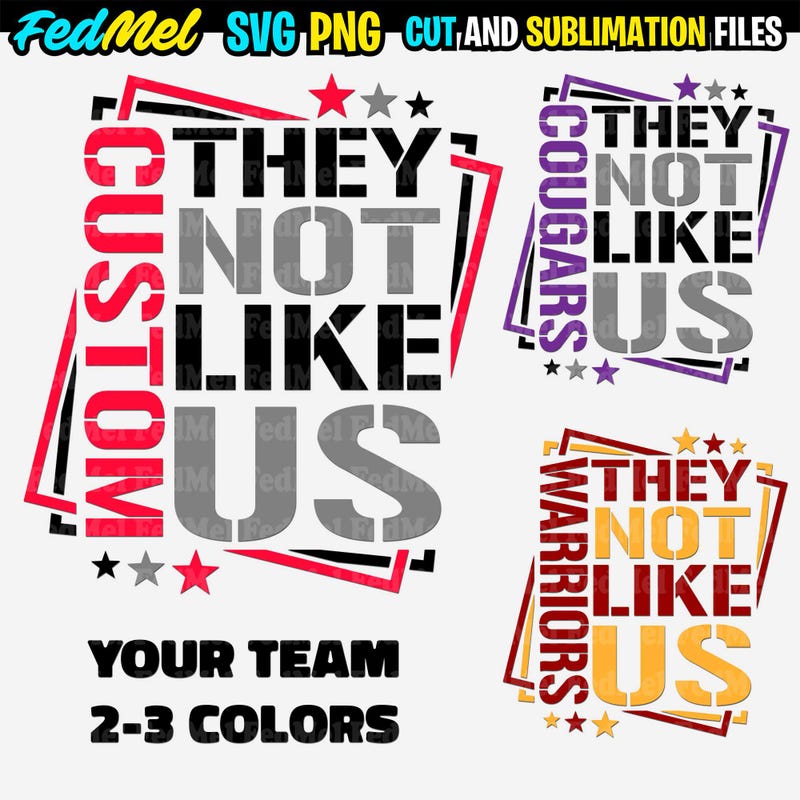 They Not Like Us Svg - Etsy