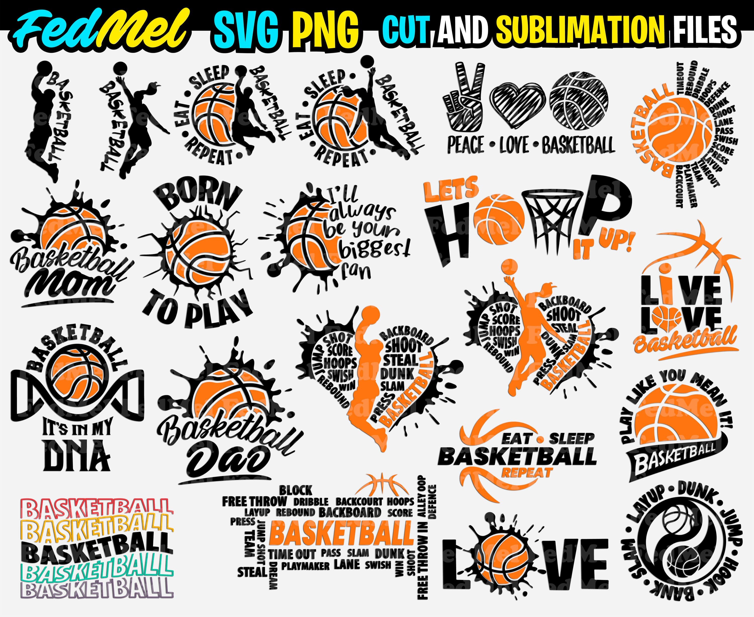 Basketball 21 Designs in Svg Png Eps Formats - Etsy