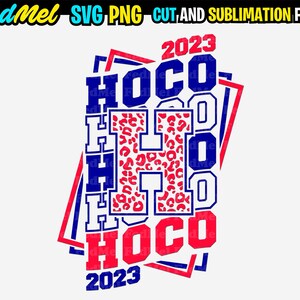 Hoco Svg, Homecoming Svg, Hight School Reunion Svg, Png Red Blue ...