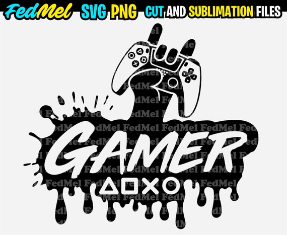 Gamer Design in Svg Png Eps Formats - Etsy