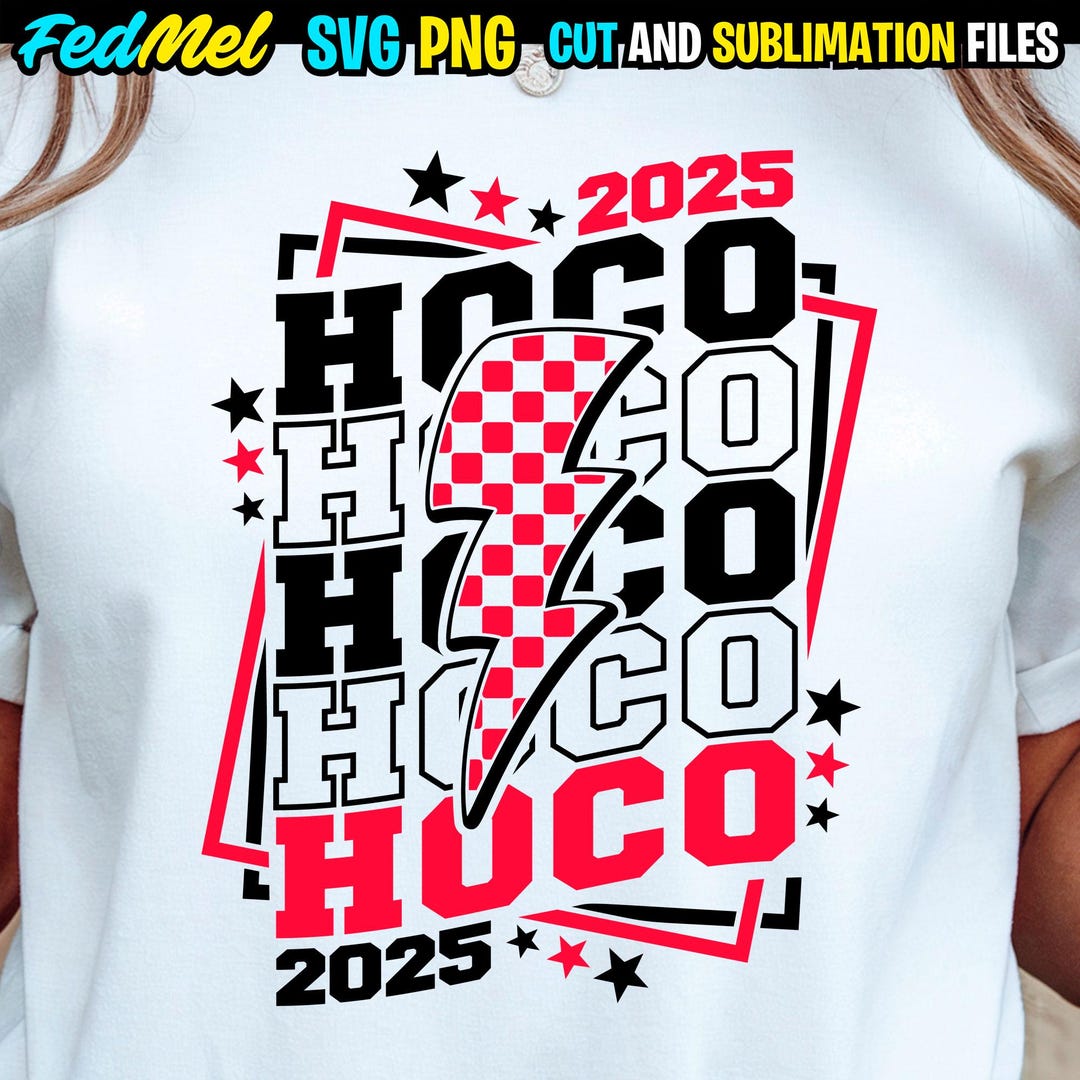 Hoco Svg, Homecoming Svg, Hight School Reunion Svg, Png Checkered ...