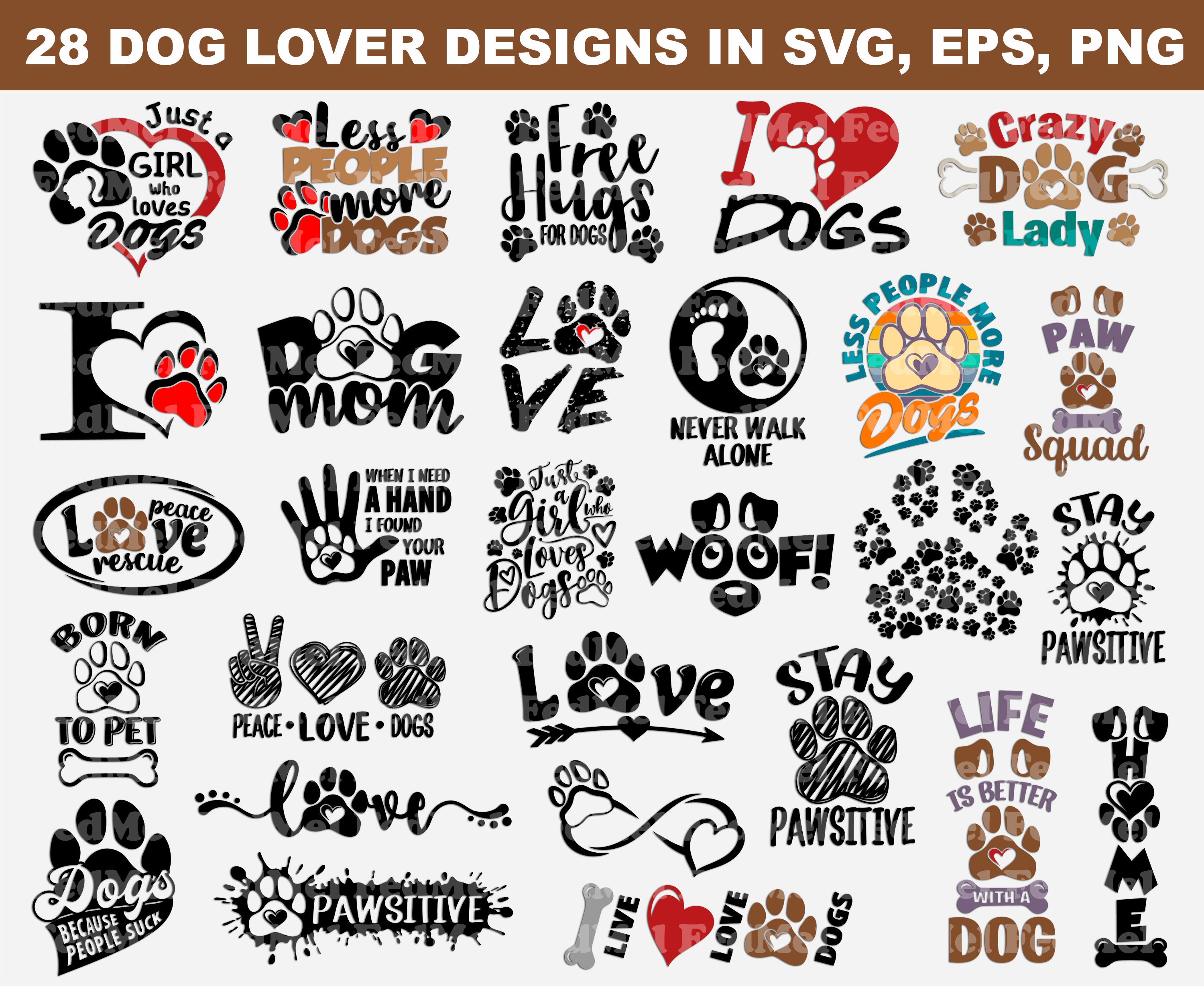 Dog Svg Bundle 28 Designs in Svg Png Eps Formats - Etsy