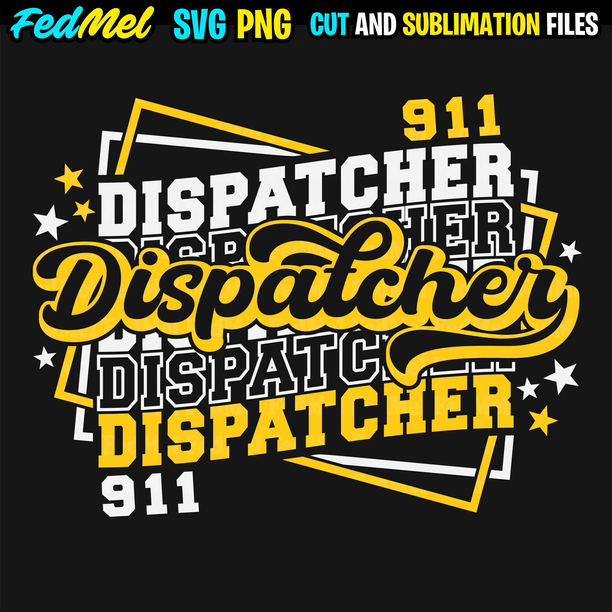 911 Dispatcher Svg Png | Police | Rescue | Retro | Emergency Dispatcher ...