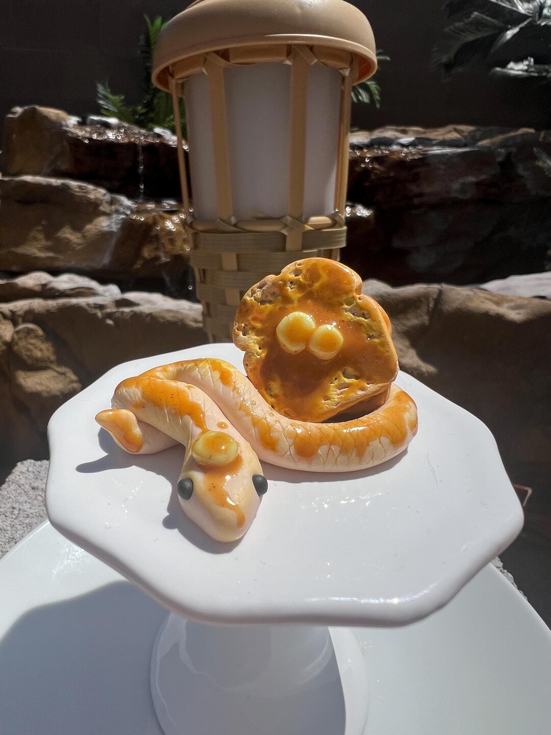 Snake Collection: Breakfast French Toast Clay/ Pottery/ Art - Etsy