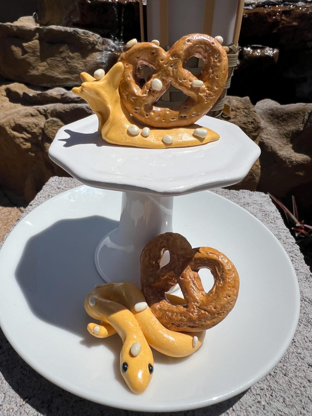 Snail and Snake Collection: Soft Pretzel Clay - Etsy