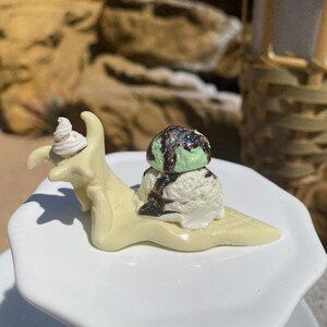 Ice Cream Snail Collection: Scoop Snails Clay - Etsy