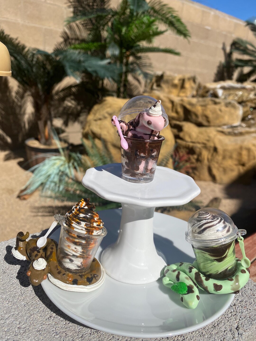 Snake Collection: Ice Cream Snakes Clay Whipped Cream Chocolate Caramel ...