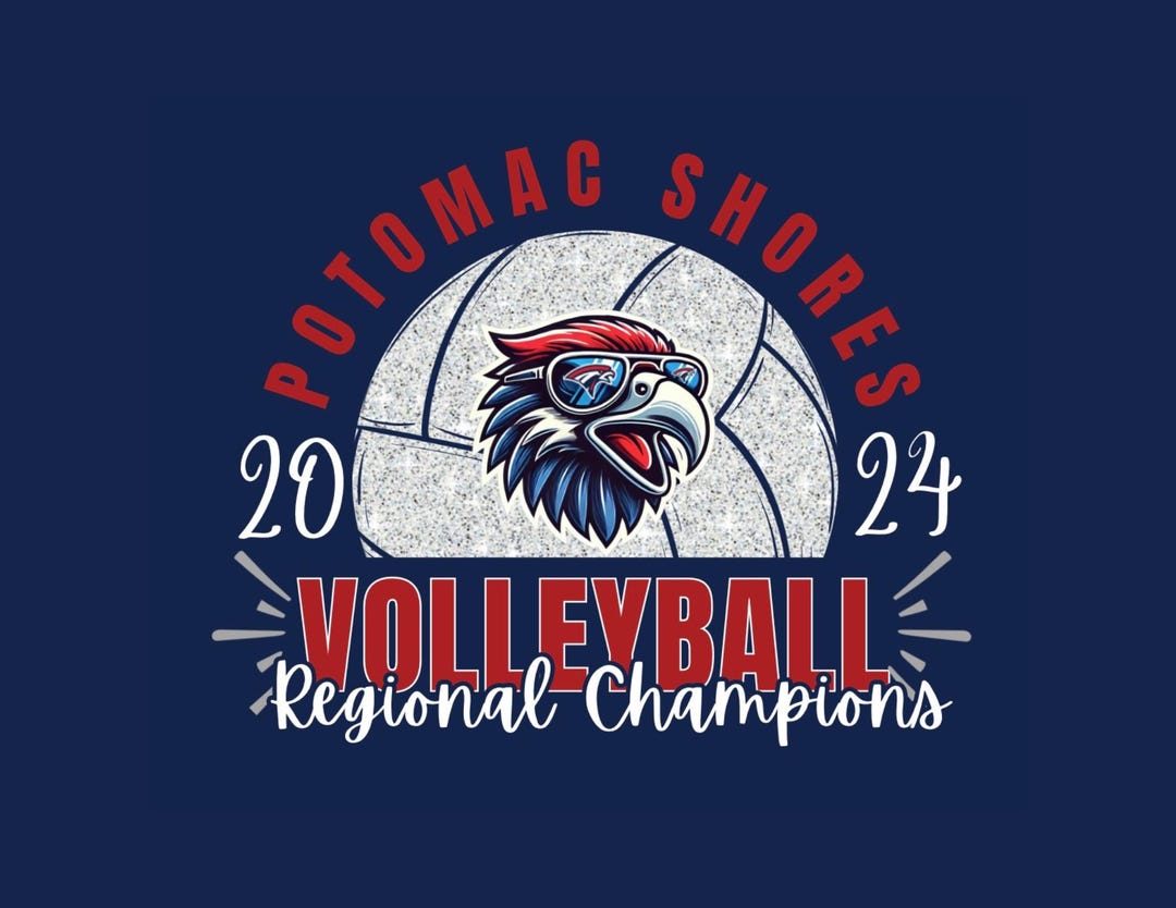 Potomac Shores Middle School Volleyball CHAMPS - Etsy