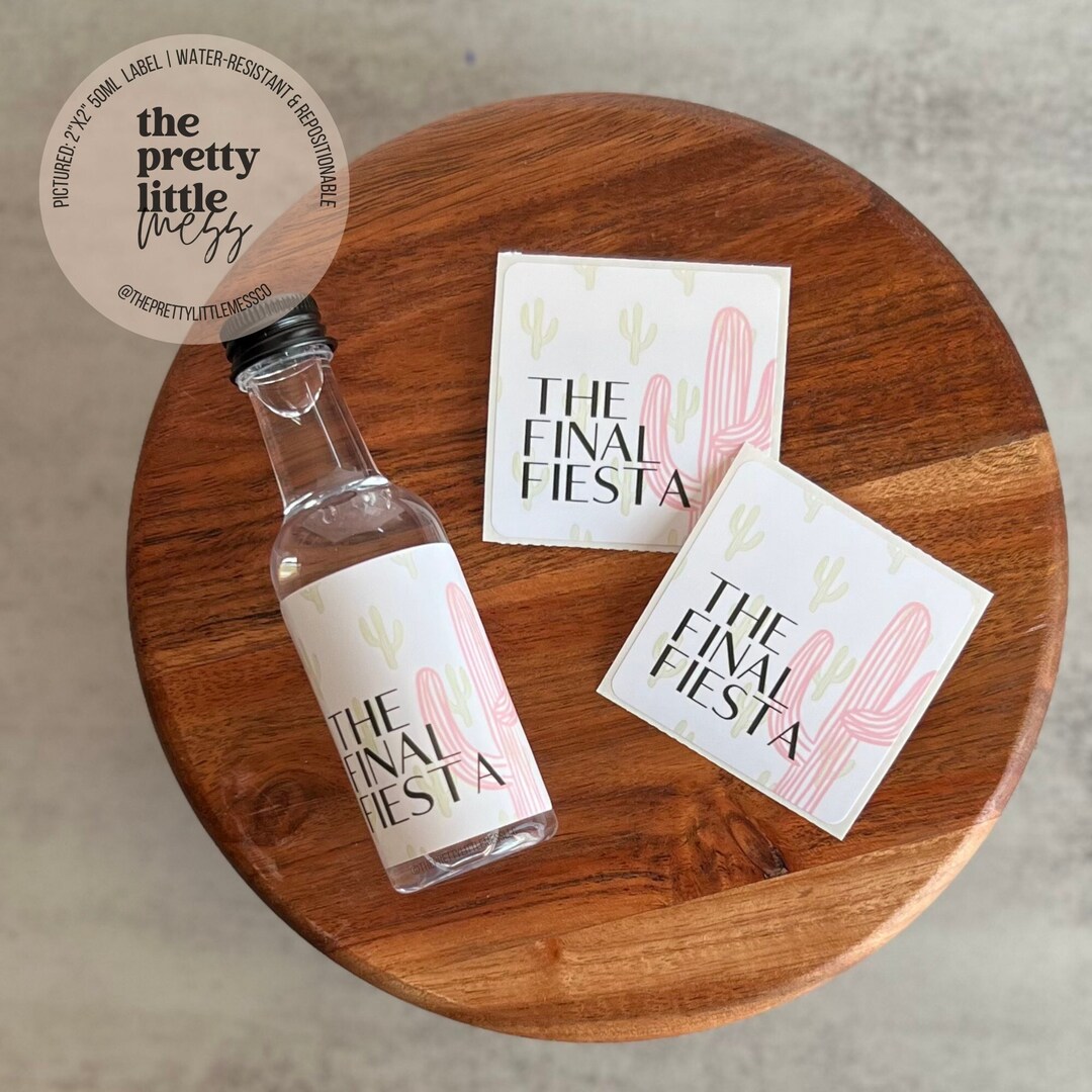 Final Fiesta Bachelorette Party Favors, Custom Bachelorette Logo ...