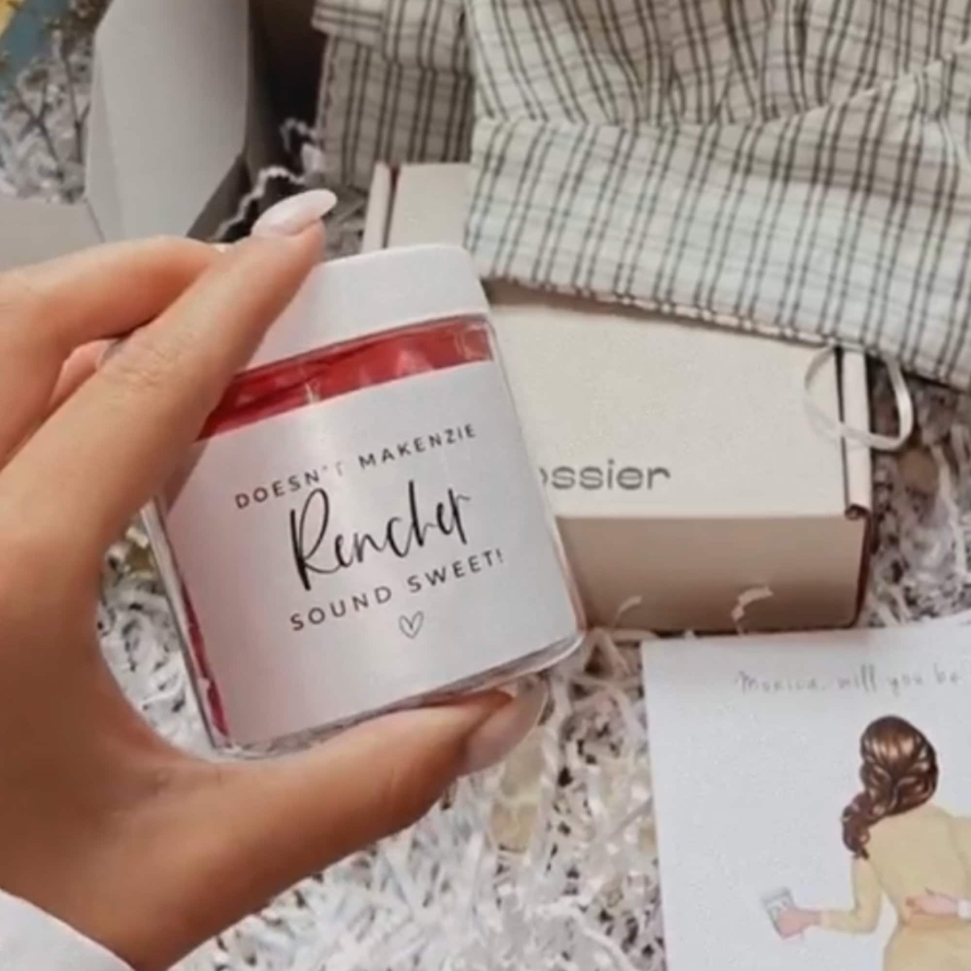 Bridesmaid Proposal Bridal Party Proposal Candy Stickers - Etsy