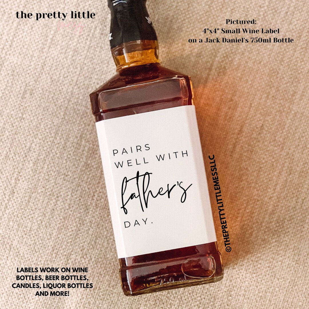 Father's Day Gift, Father's Day Wine Label, Funny Dad Gift, Gift for ...