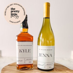 Groomsmen Proposal Label, Custom Groomsman Tequila Label, Best Man Gift ...