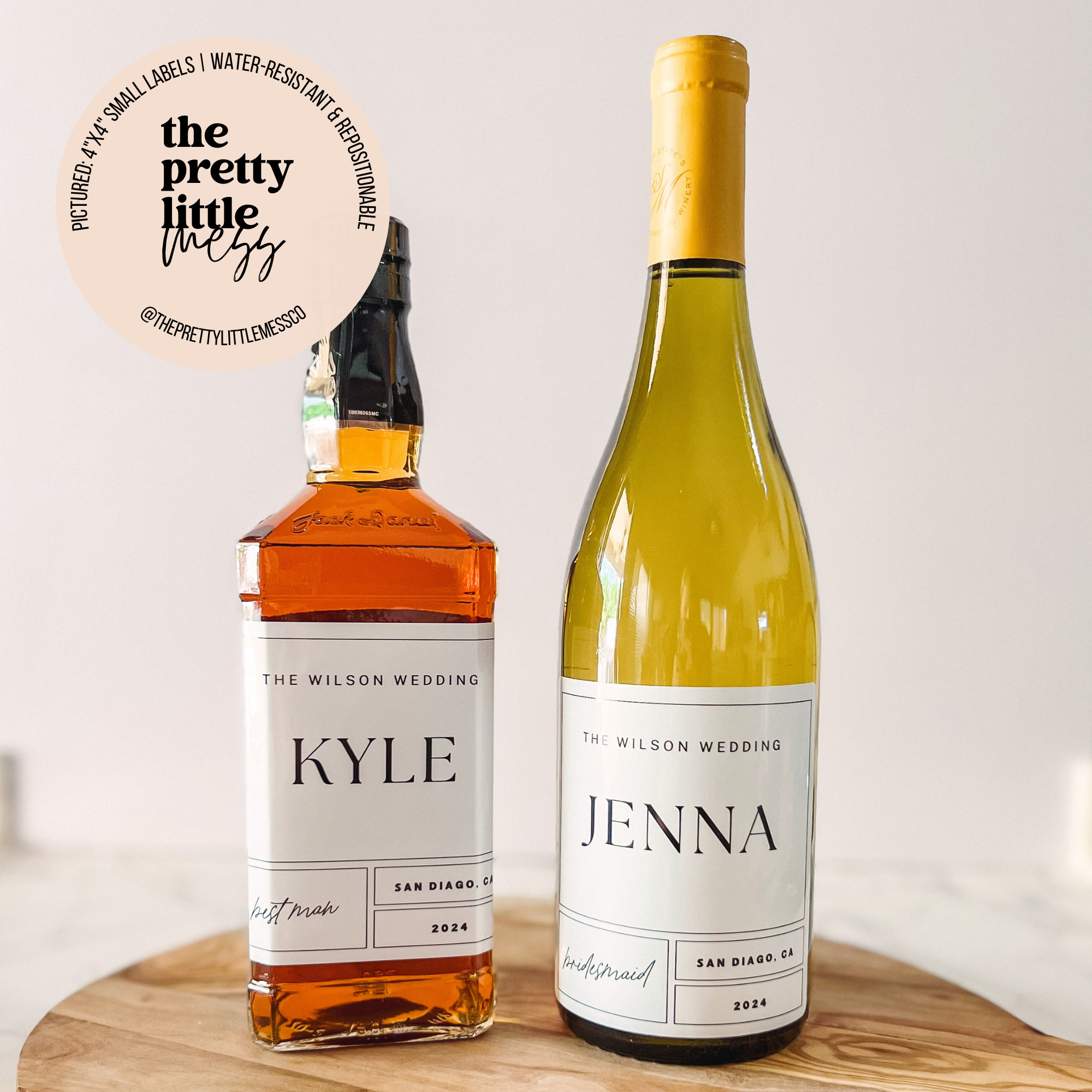 Groomsmen Proposal Label, Custom Groomsman Tequila Label, Best Man Gift ...