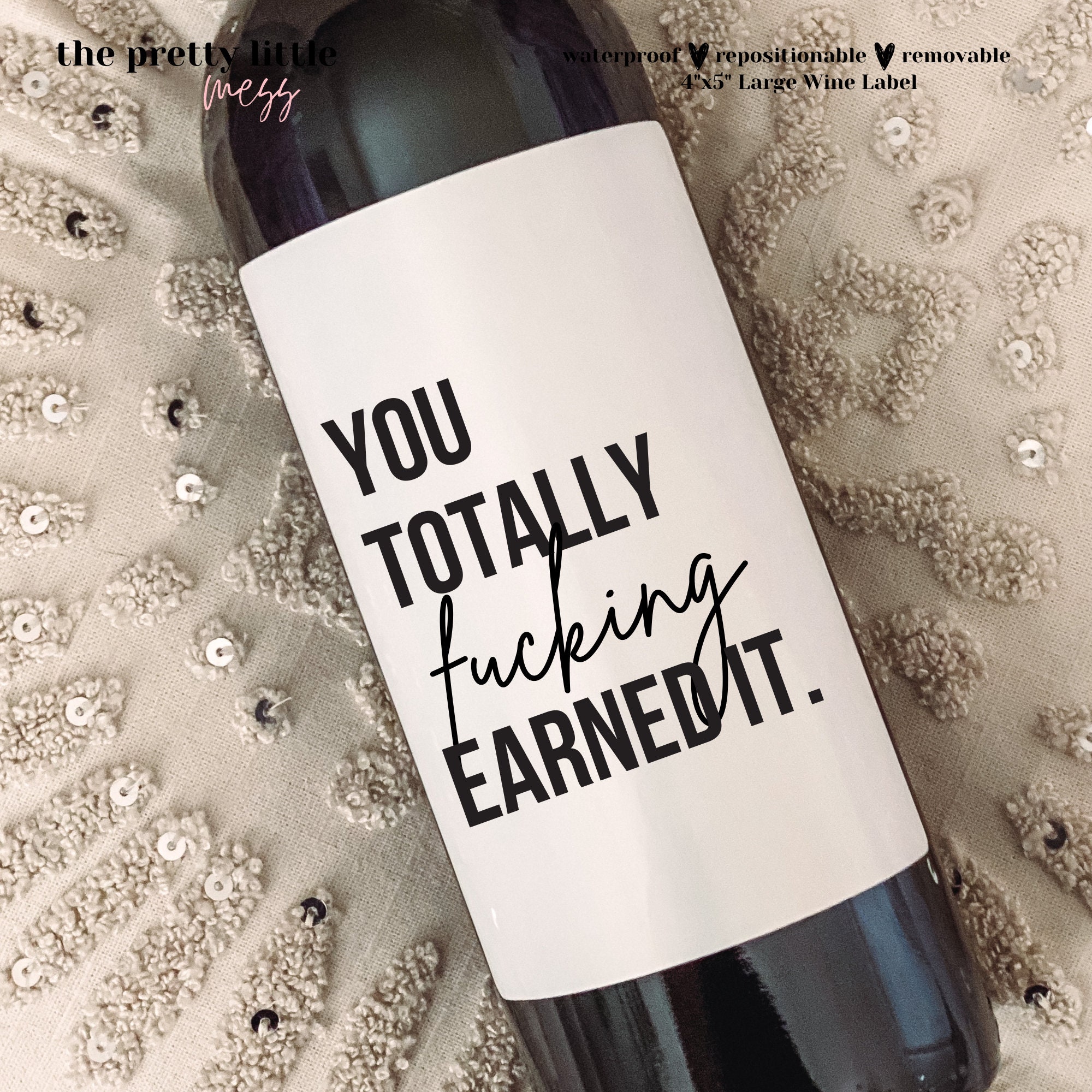 New Job Wine Label Promotion Gift New Job Gift for Her Gift - Etsy