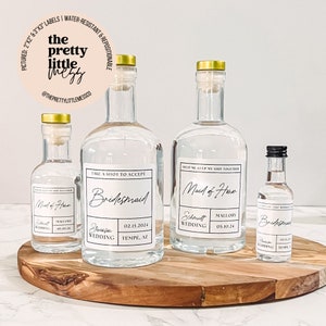 Custom Bridesmaid Proposal Liquor Label, Bridesmaid Proposal, Tequila ...