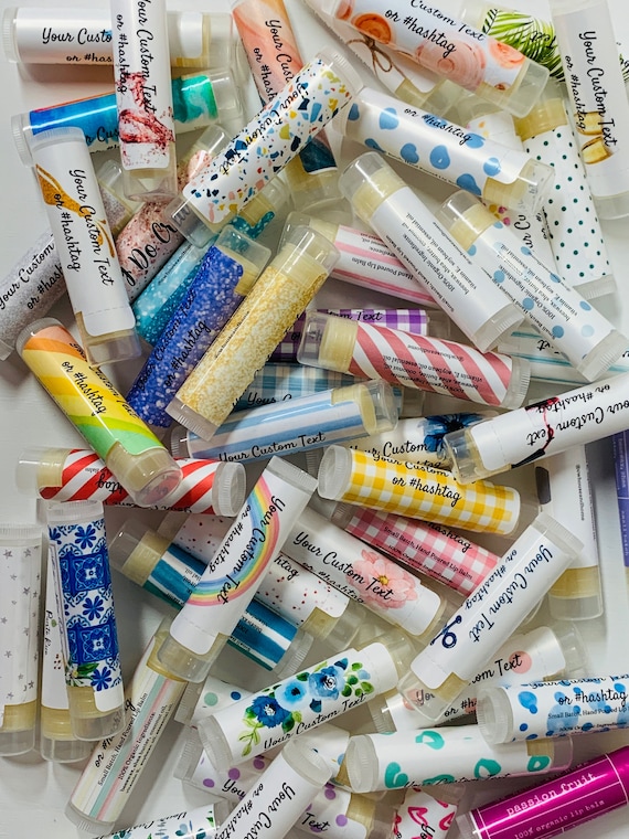 Custom Lip Balm Personalized Lip Balm Organic Lip Balm | Etsy