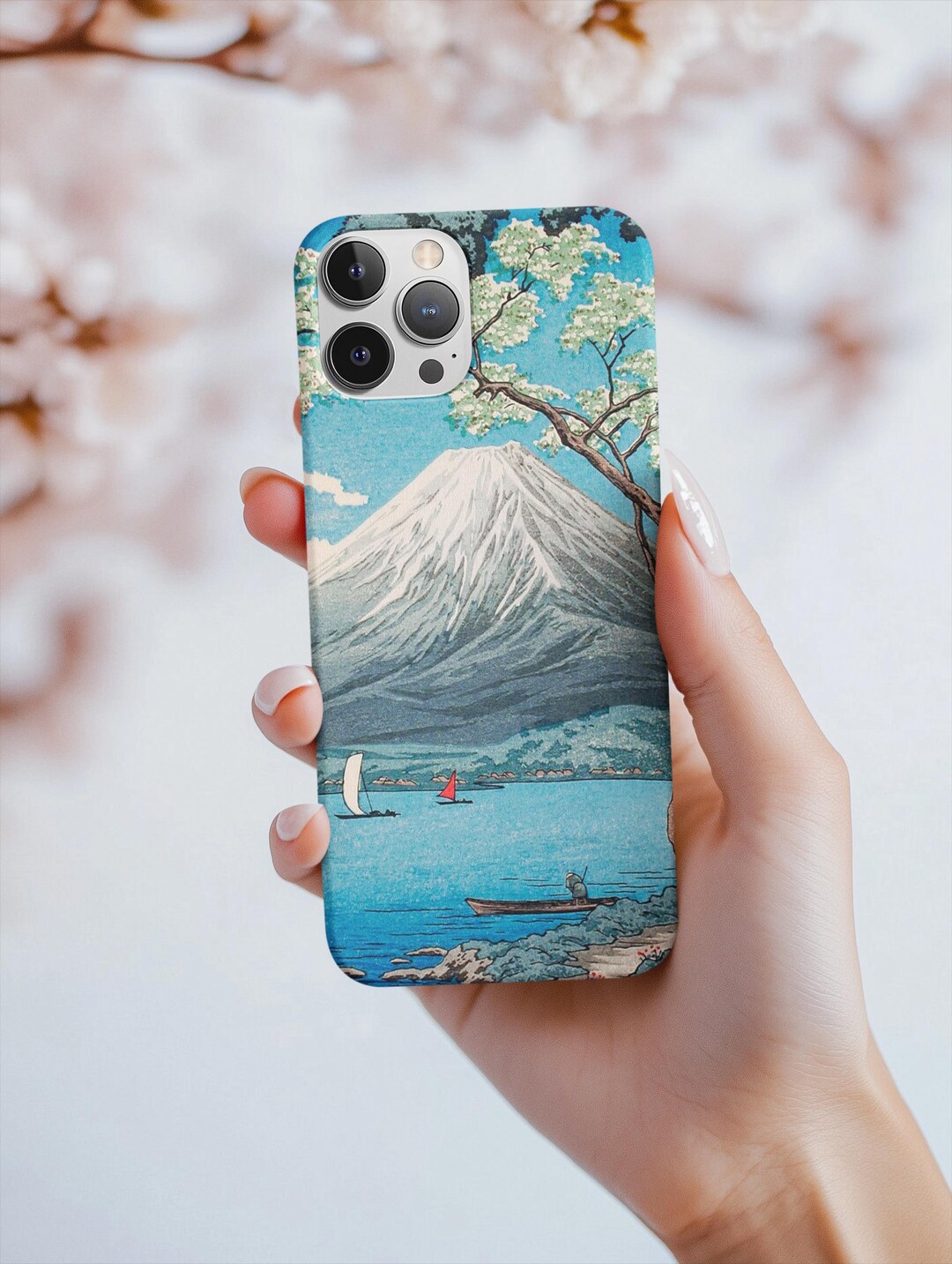 Personalized Mount Fuji One Piece Phone Case - Japanese Gift, Japanese ...