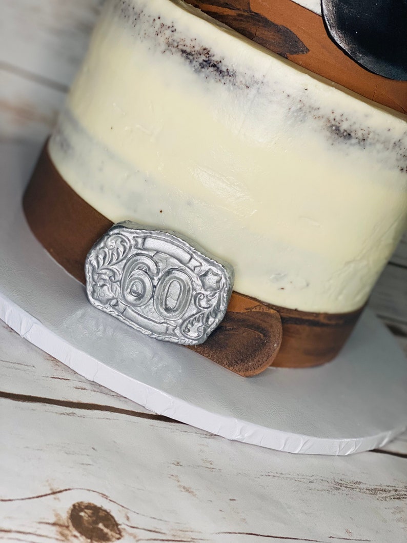 Cowboy Fondant Cake Topper Set - Etsy