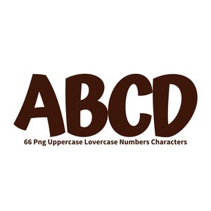 Brown Alphabet Png Clipart Commercial Use Print on Demand Pod ...