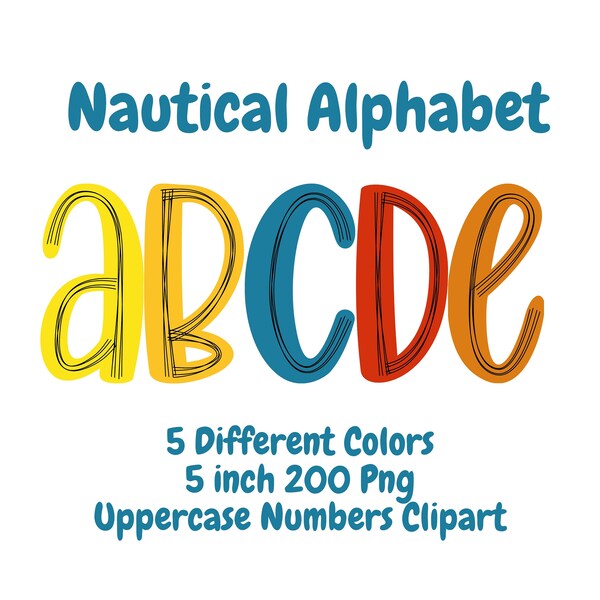 Nautical Alphabet - Etsy
