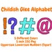Childish Glee ABC Alphabet Clipart Commercial Use, 5 Bright Colors PNG ...