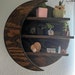 Large 22 X 5 Wooden Moon Wall Shelf Hand Made Moon Shelf Made to Order ...