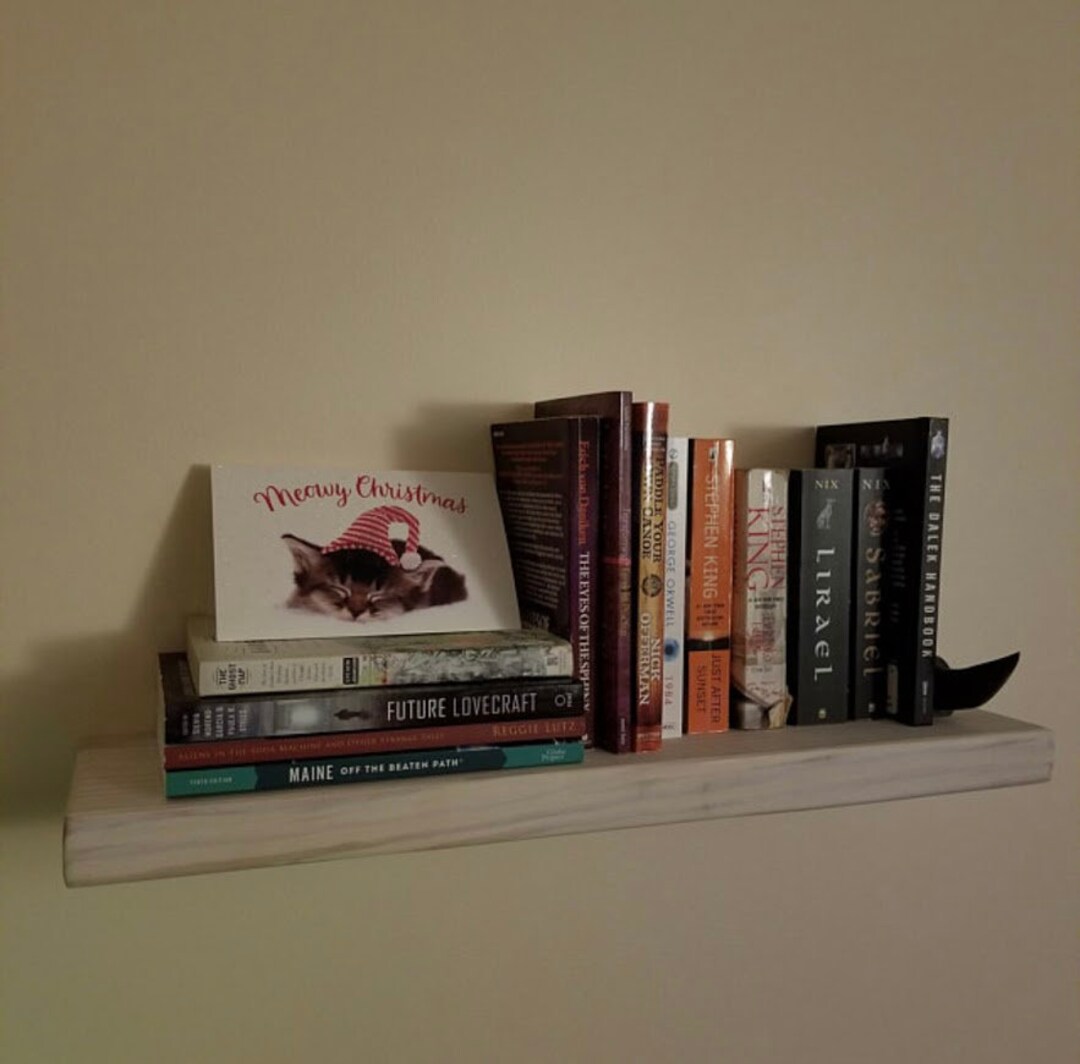 6" Deep X 1.5" Tall Low Profile Floating Display Shelf – Minimalist ...