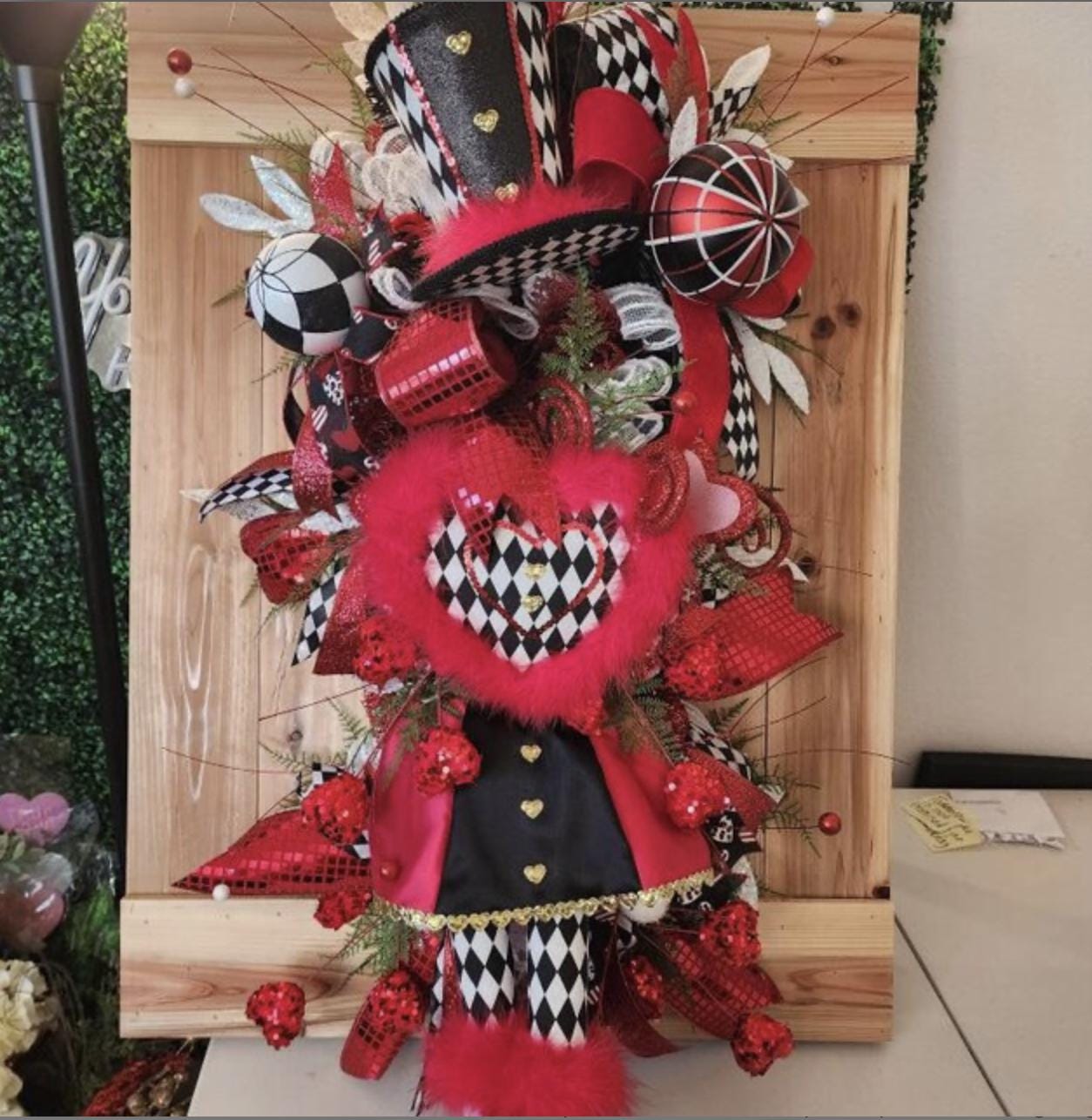 40"x20" Custom Handcrafted Wooden Wreath Making Easel – Adjustable ...