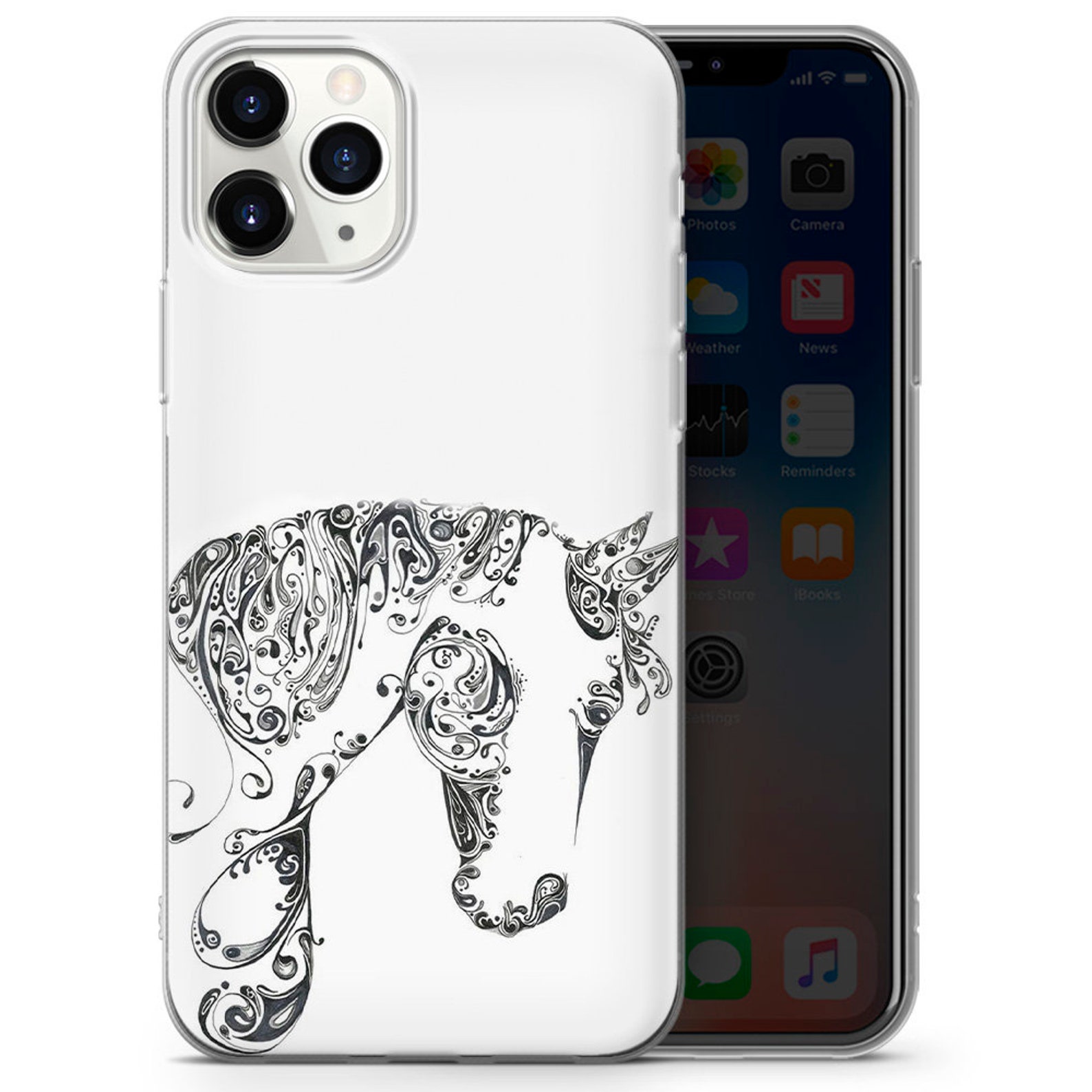 Horse Phone Case for iPhone Cover 5S,6,6S,6 Plus,7,7 Plus,8,8 Plus,x,xs ...