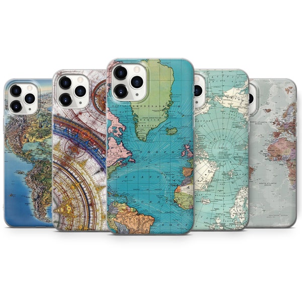 World Map iPhone 5 - Etsy