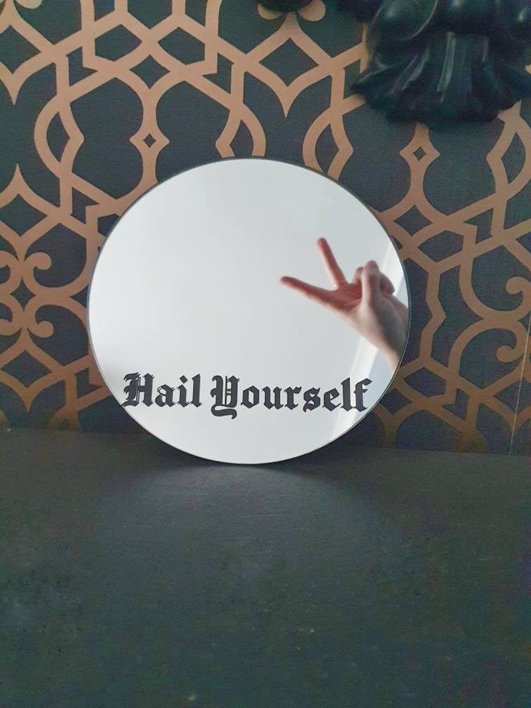 Hail Yourself Vinyl Mirror Decal Positive Affirmation - Etsy