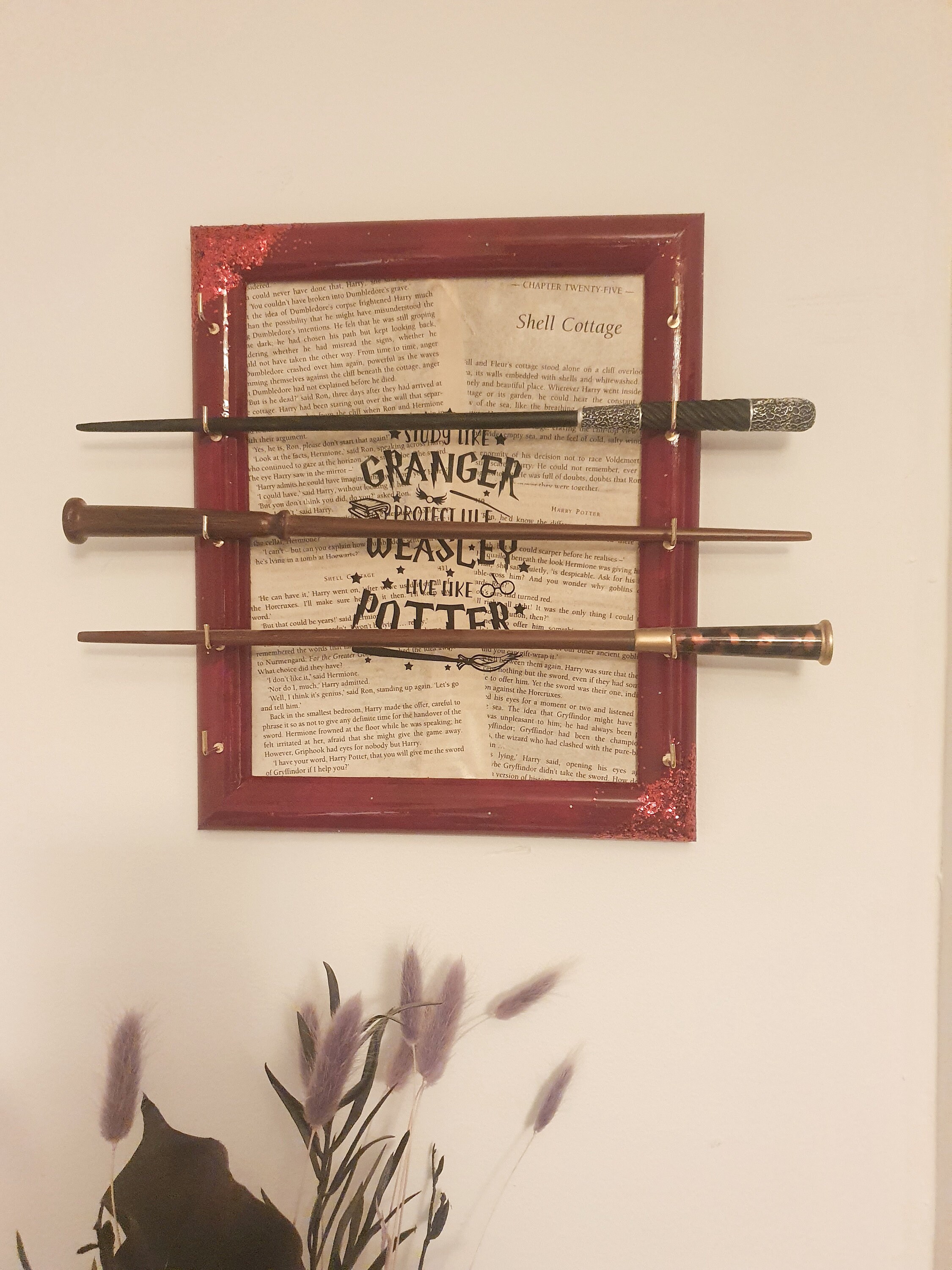 Wand Display/wand Holder/5 Wand Holder - Etsy