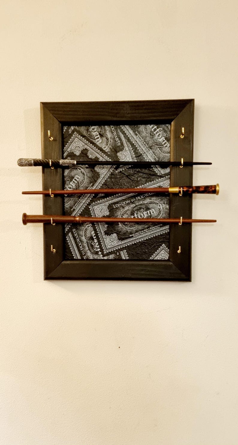 Wand Display/wand Holder/5 Wand Holder - Etsy