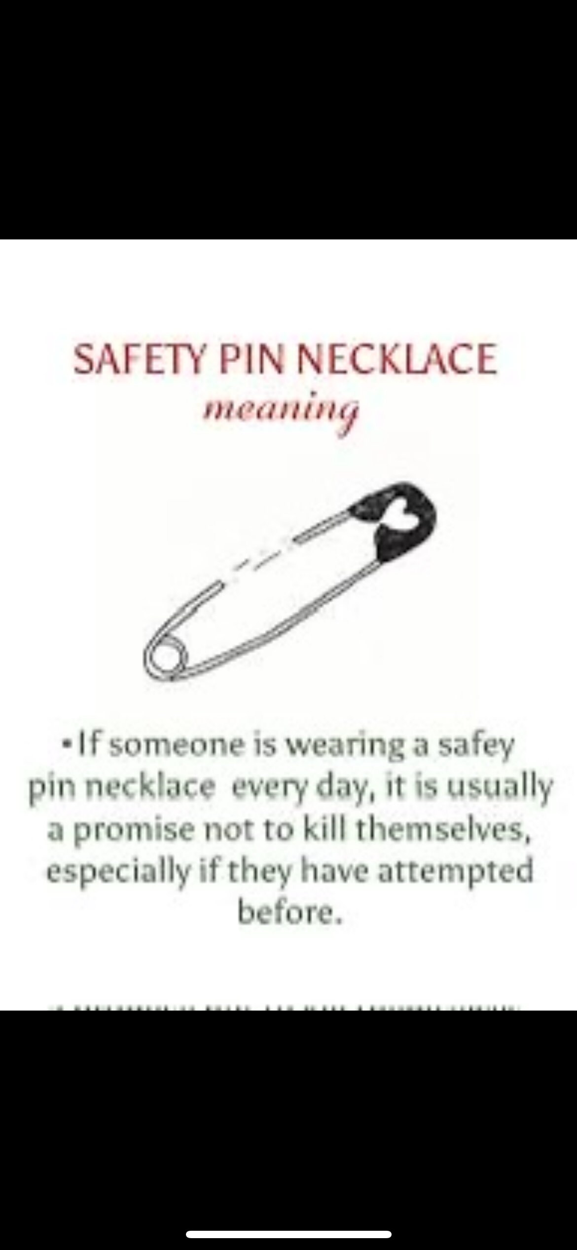 Safety Pin Necklace Etsy