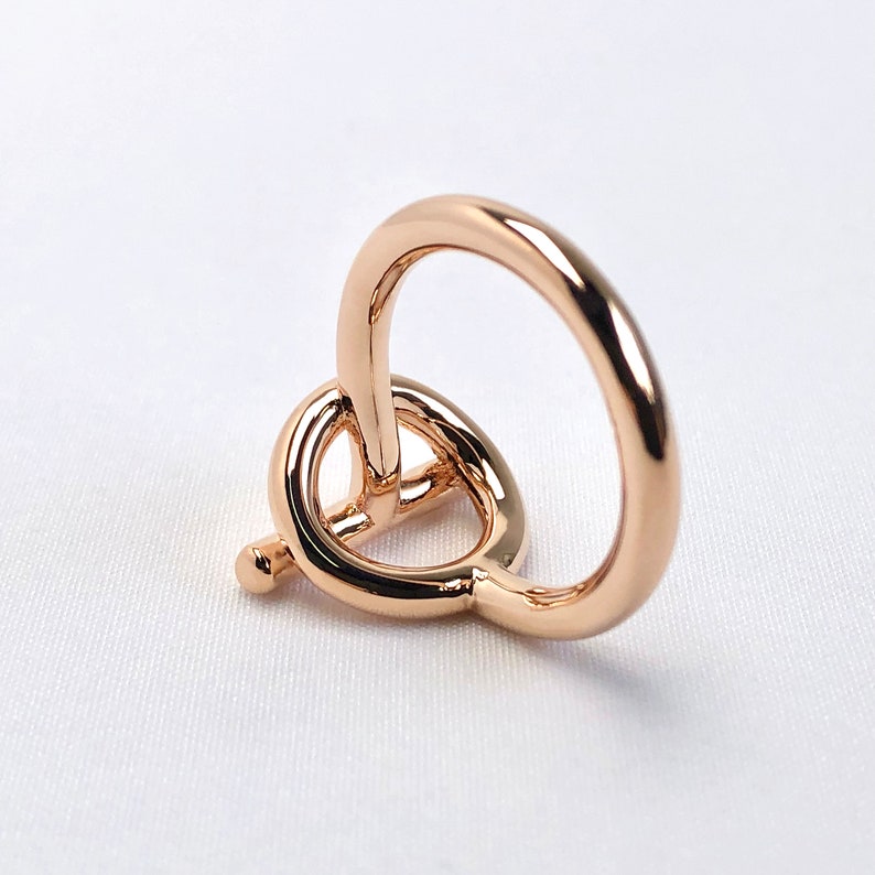 Scarf Ring, Medium Ring, Vintage Style Ring, Fashion Ring, Smooth Scarf ...