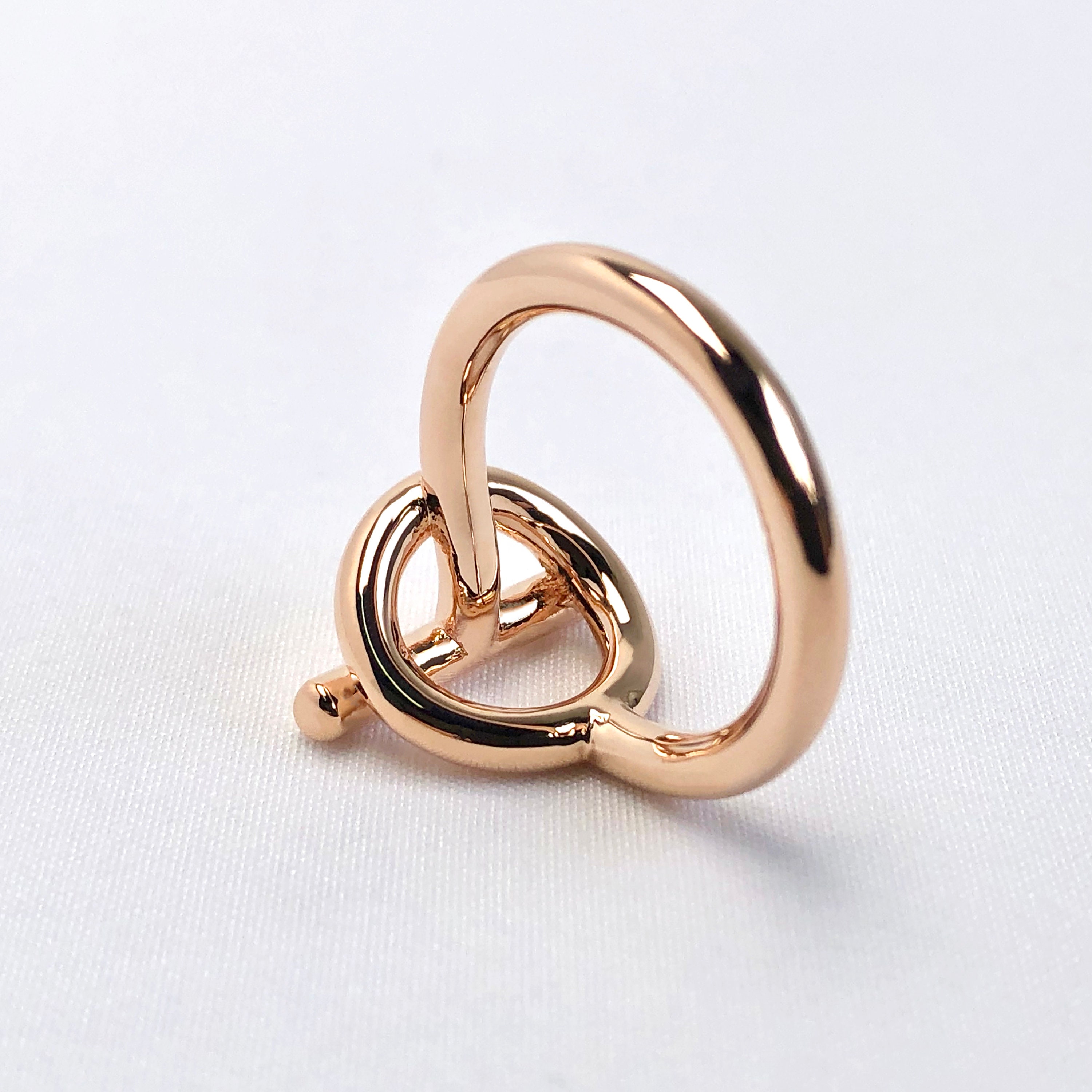 Scarf Ring, Medium Ring, Vintage Style Ring, Fashion Ring, Smooth Scarf ...