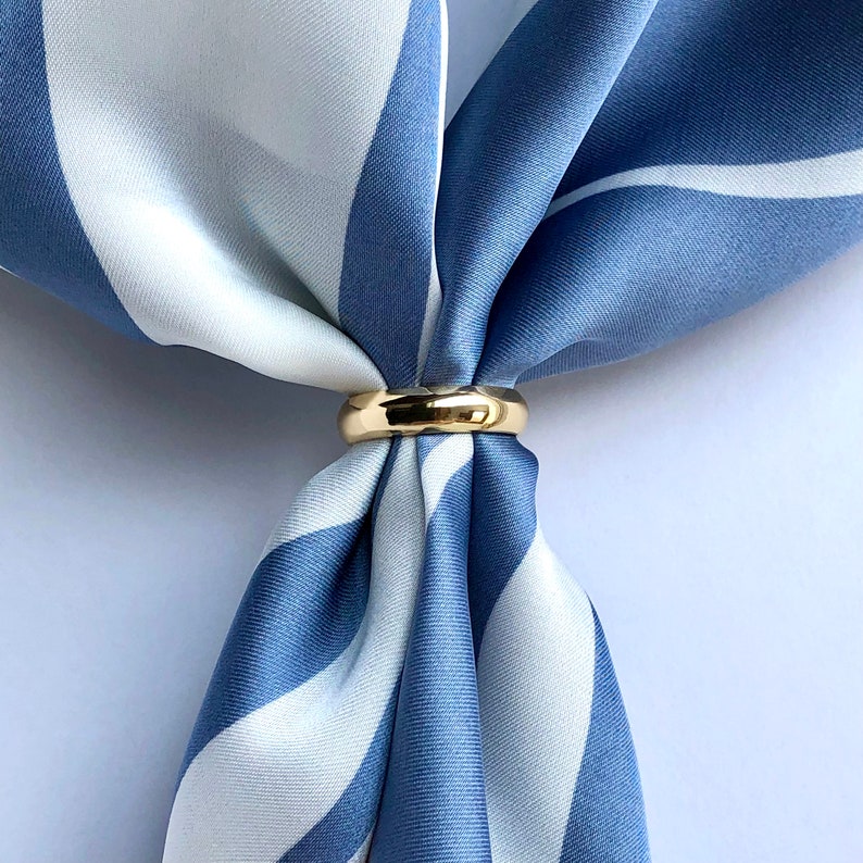 Scarf Ring Small Ring Minimalist Ring Wedding Scarf Ring - Etsy