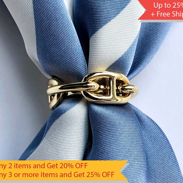 Scarf Ring - Etsy
