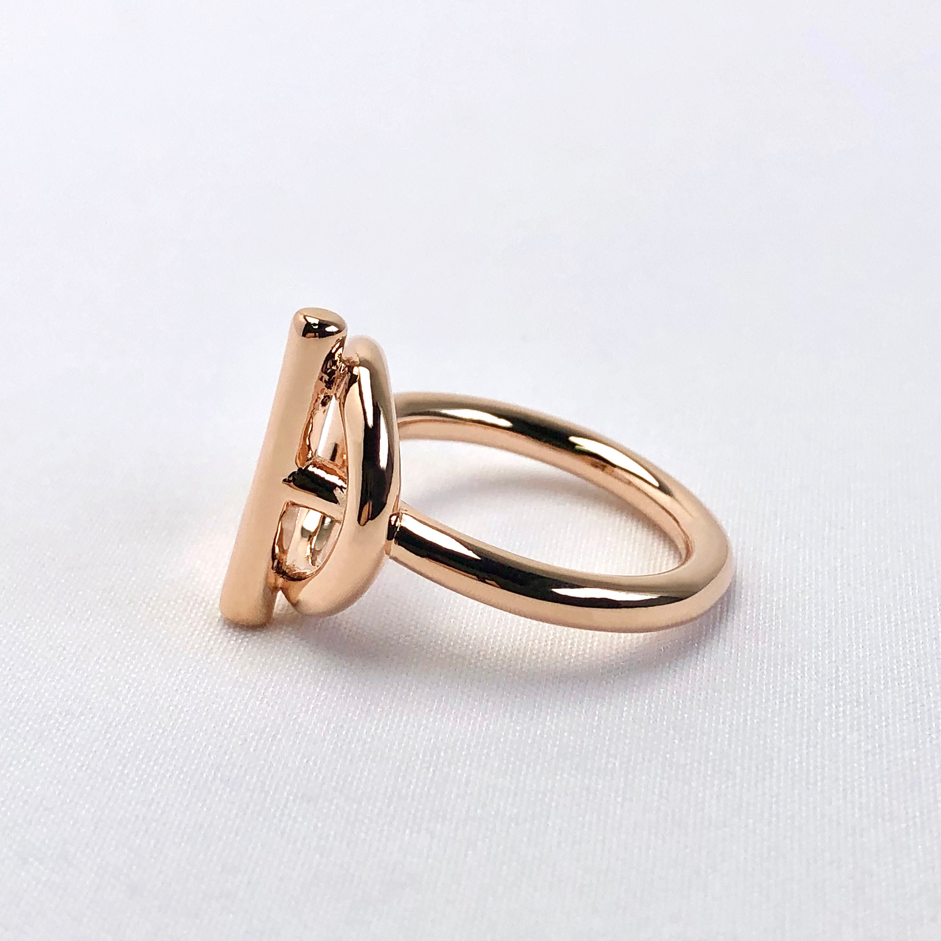 Scarf Ring, Medium Ring, Vintage Style Ring, Fashion Ring, Smooth Scarf ...