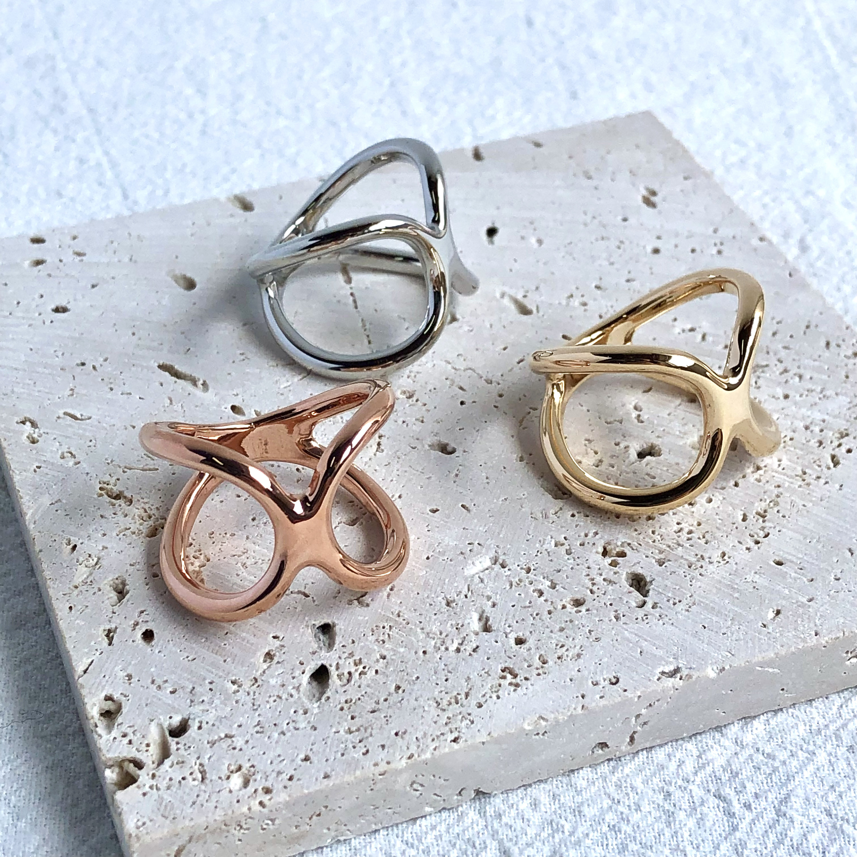 Scarf Ring, Medium Ring, Vintage Style Ring, Wedding Scarf Ring, Bridal ...