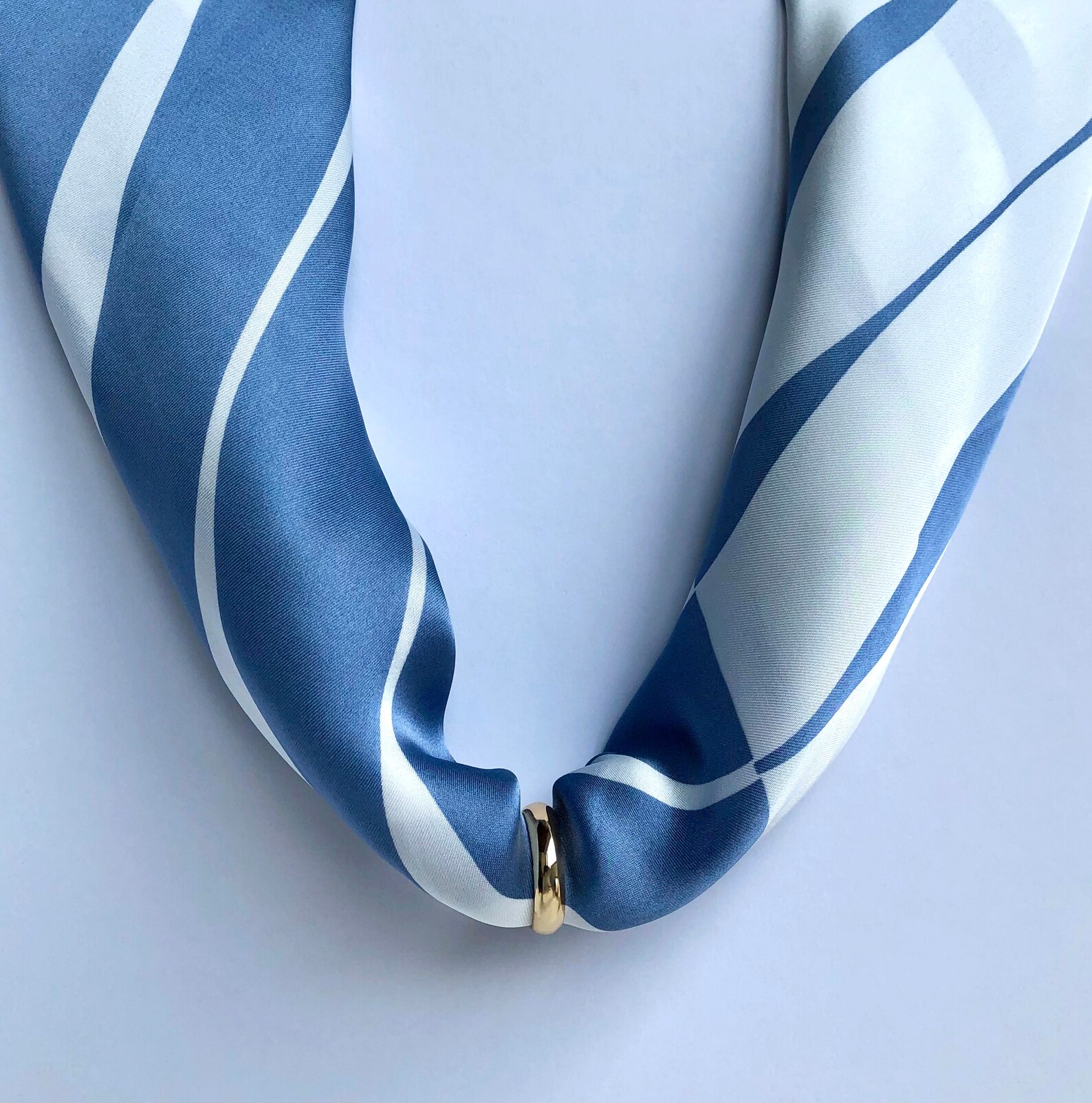 Scarf Ring Small Ring Minimalist Ring Wedding Scarf Ring - Etsy