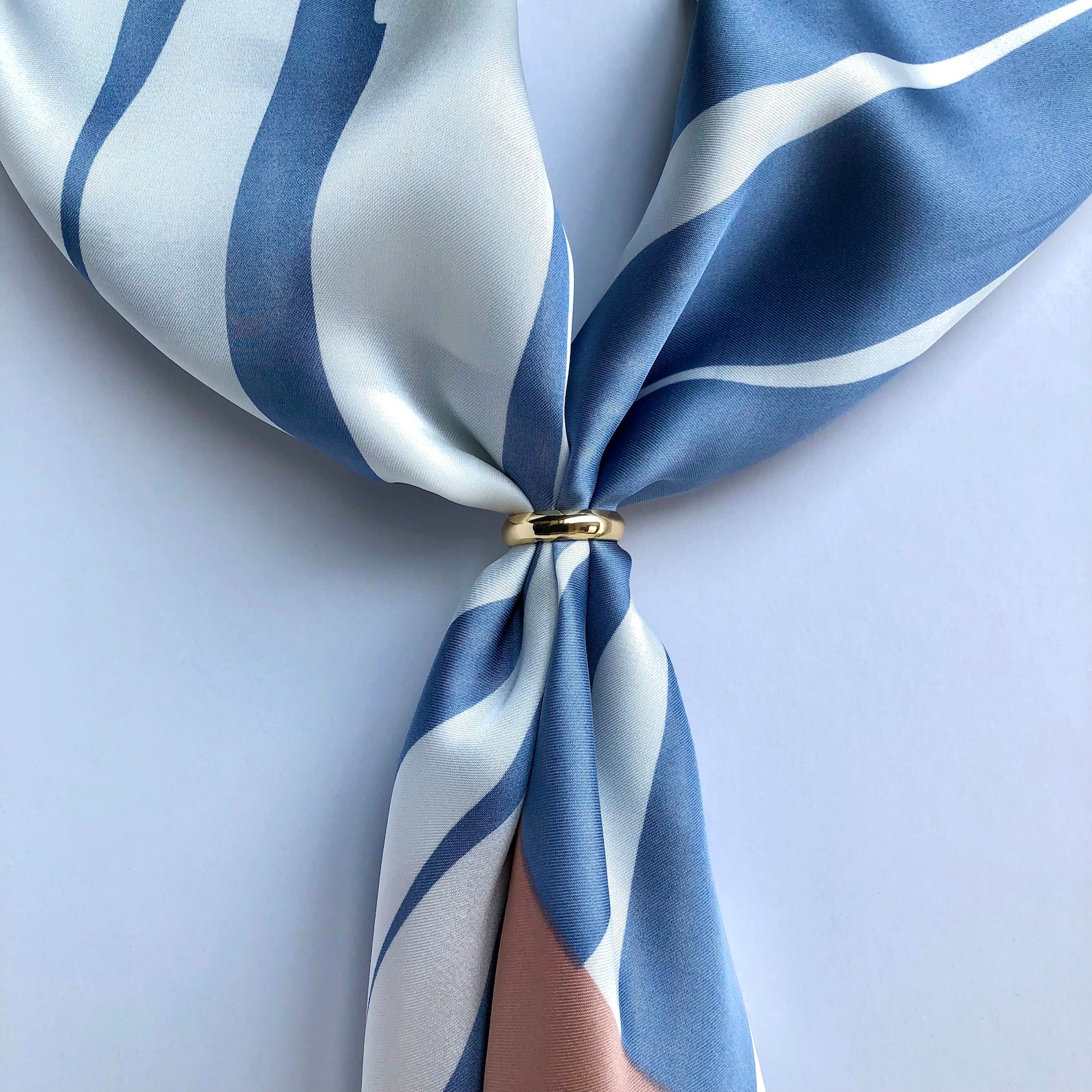 Scarf Ring Small Ring Minimalist Ring Wedding Scarf Ring - Etsy