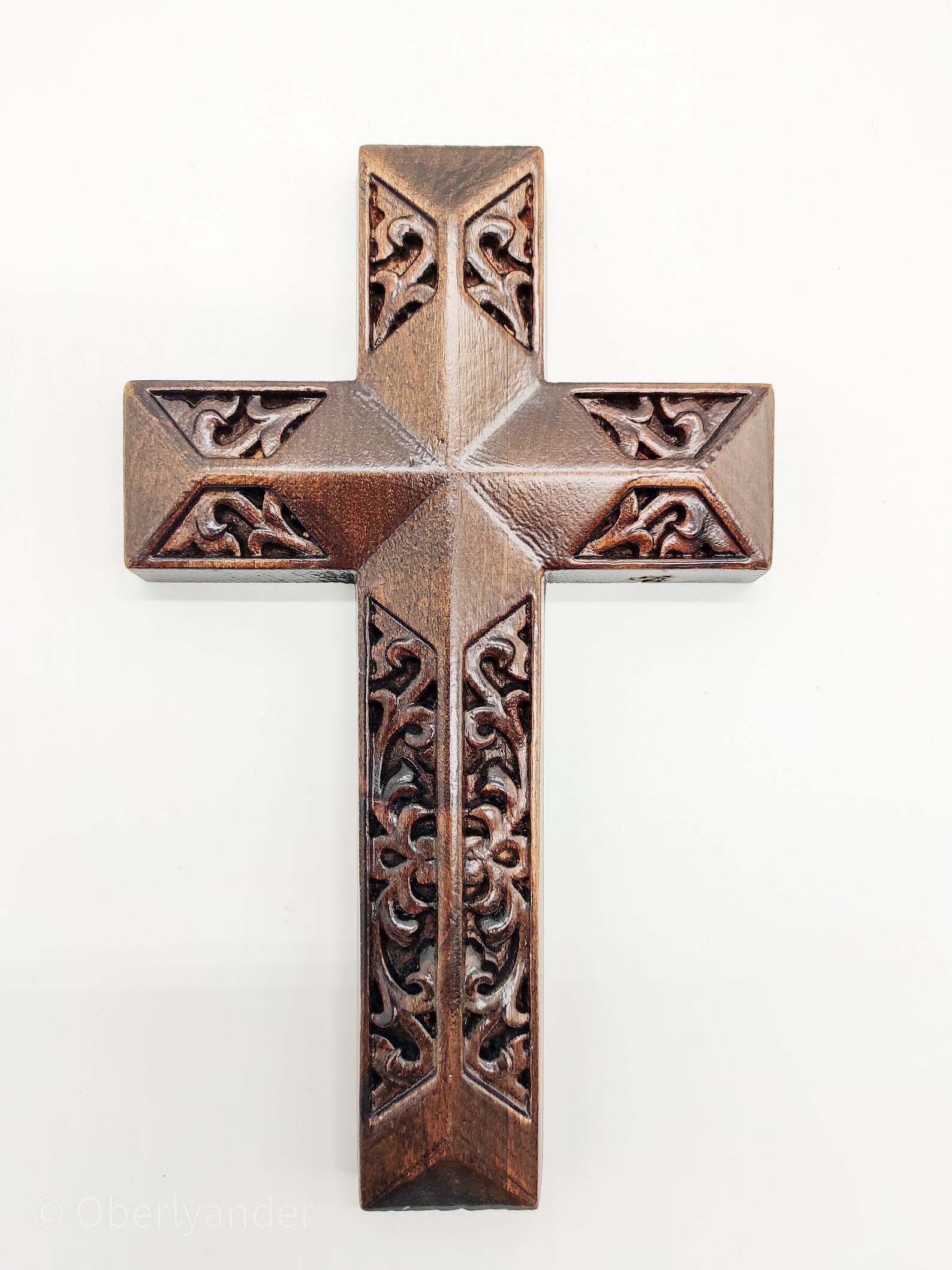 Wooden Wall Art Cross Wooden Cross Carved Wooden Cross Wall | Etsy