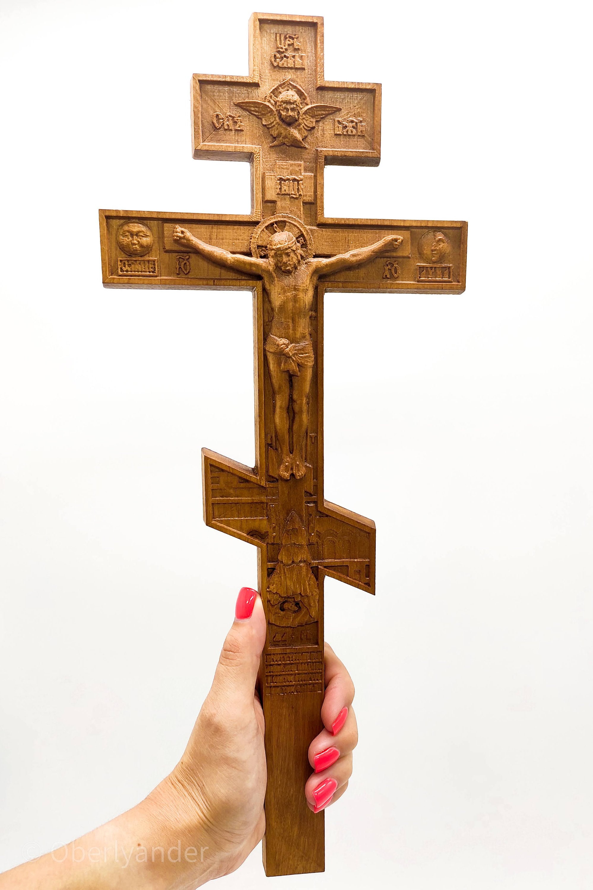 Crucifix Jesus Christian Cross Carved wood cross Wall | Etsy