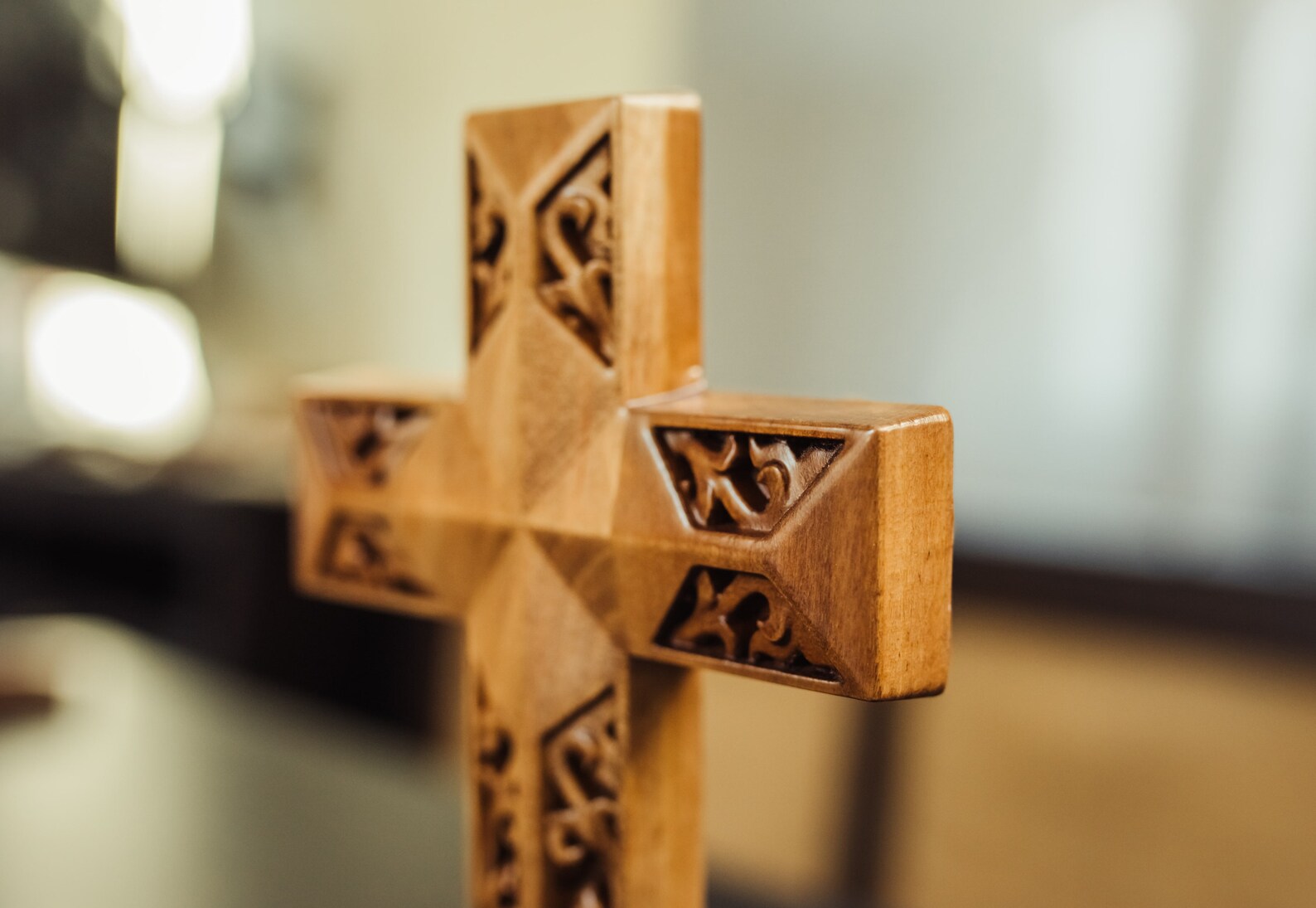 Wooden Wall Art Cross Wooden Cross Carved Wooden Cross Wall | Etsy