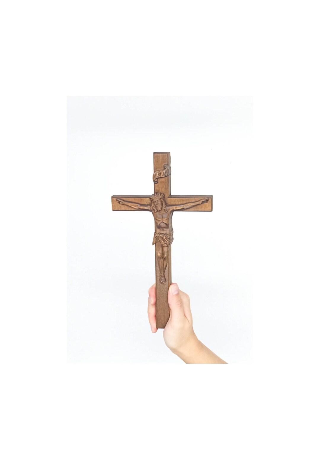 Wood Crucifix Catholic Cross Crucifix Wooden Christ Crucifix - Etsy