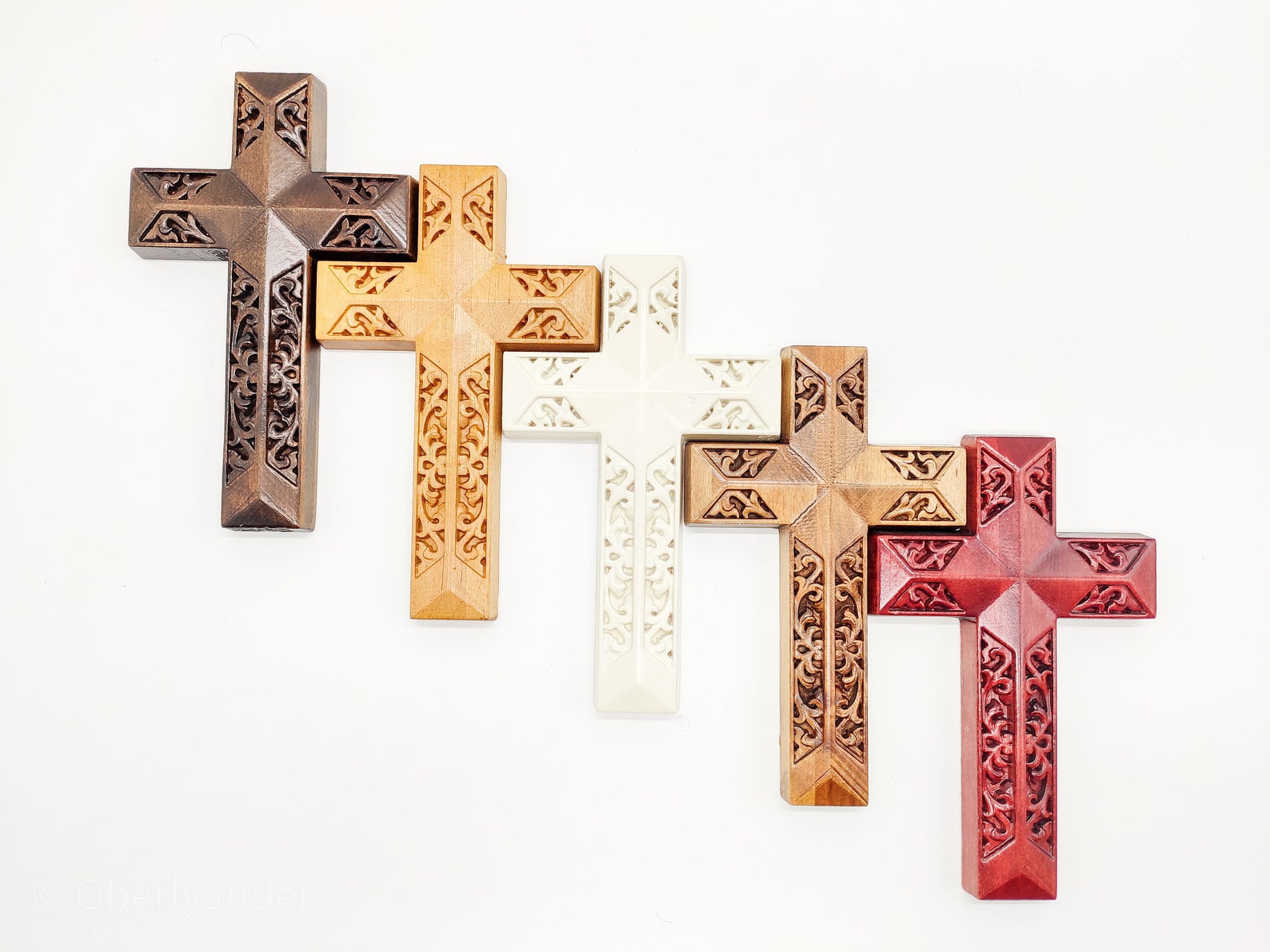Wooden Wall Art Cross Wooden Cross Carved Wooden Cross Wall - Etsy