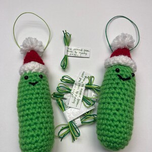 Crochet Christmas Pickle Tradition - Etsy