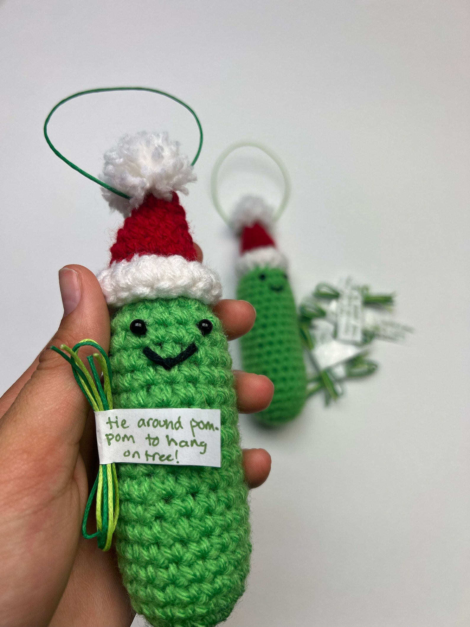 Crochet Christmas Pickle Tradition - Etsy