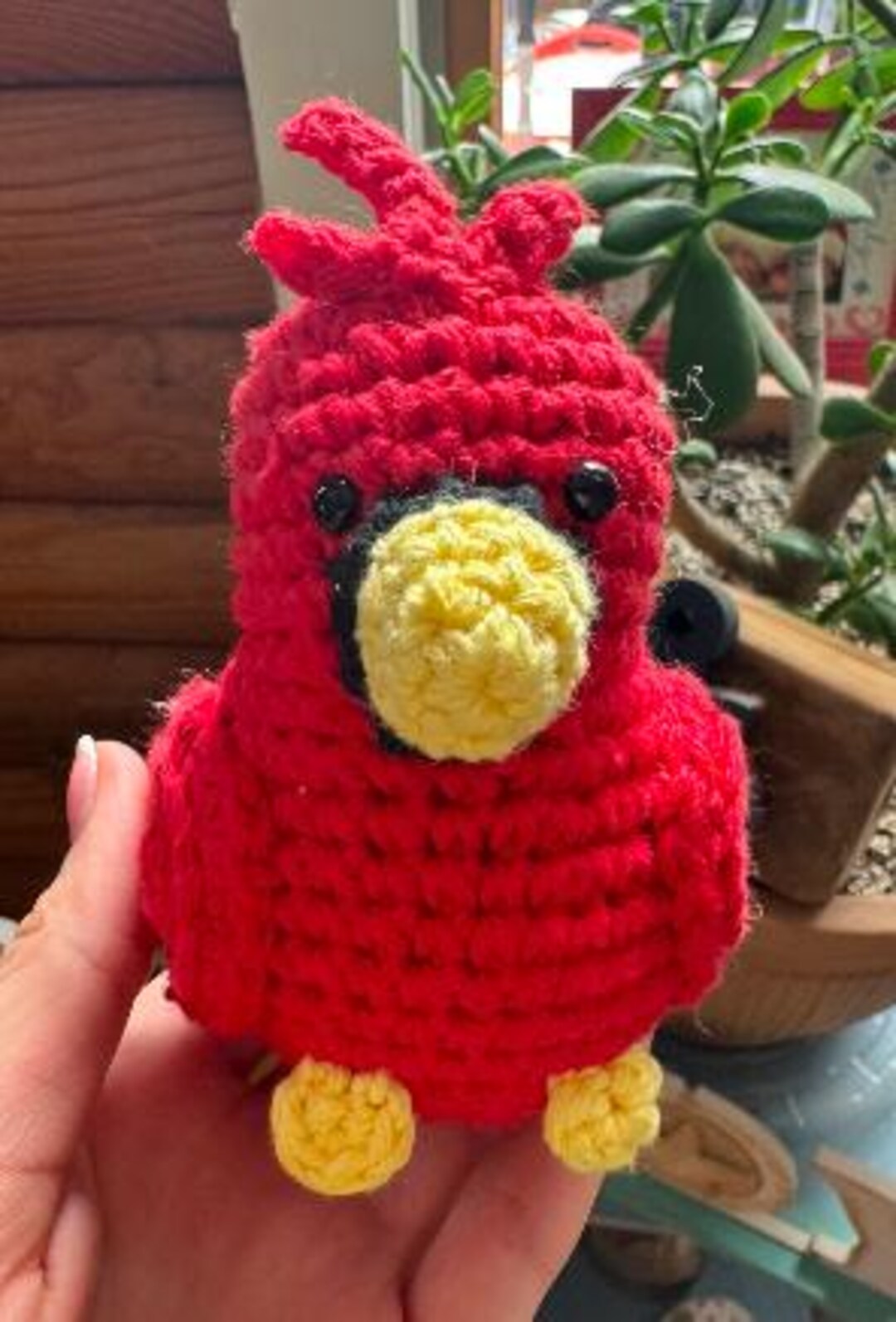 Crochet Cardinal and Blue Bird Ornament/plushie - Etsy